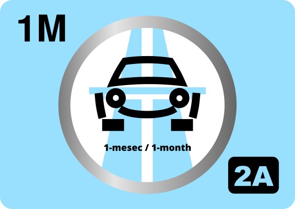 Kraftfahrzeug Wohnmobil Kategorie 2A E-Vignette für Maut Slowenien 1 ...